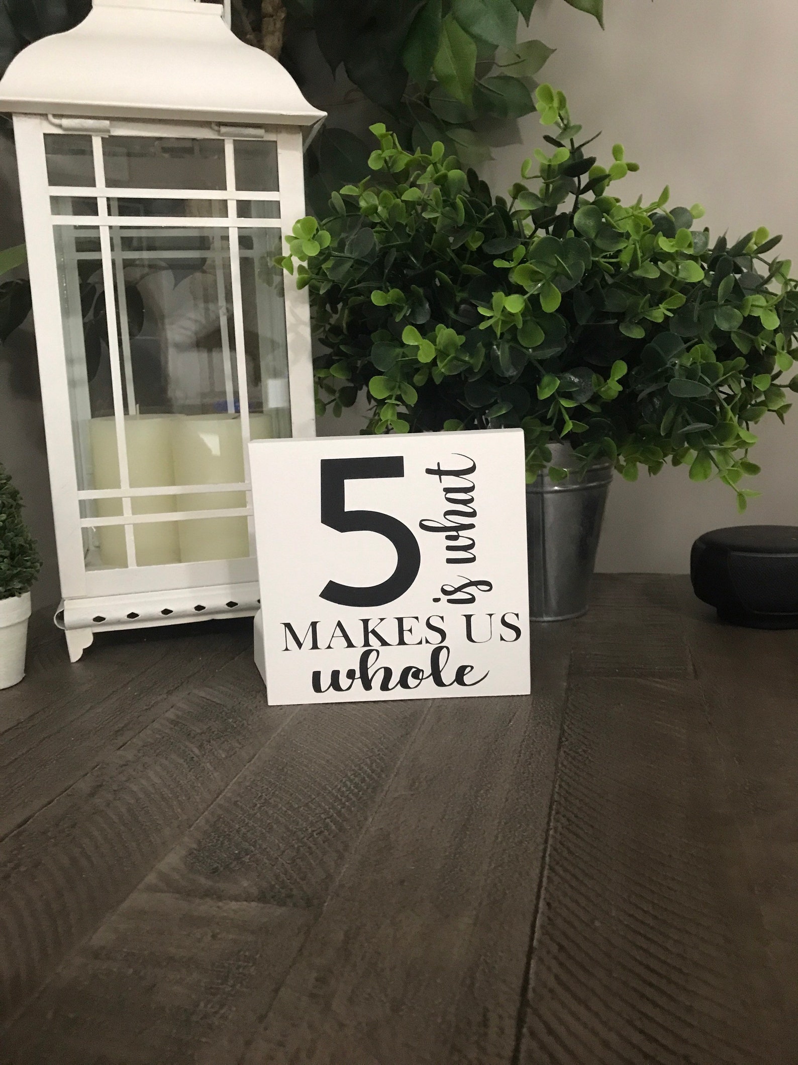 Party of Family Sign, Custom Family Sign, Family Number Sign, Makes Us ...