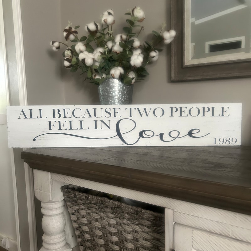 All Because Signs - Etsy