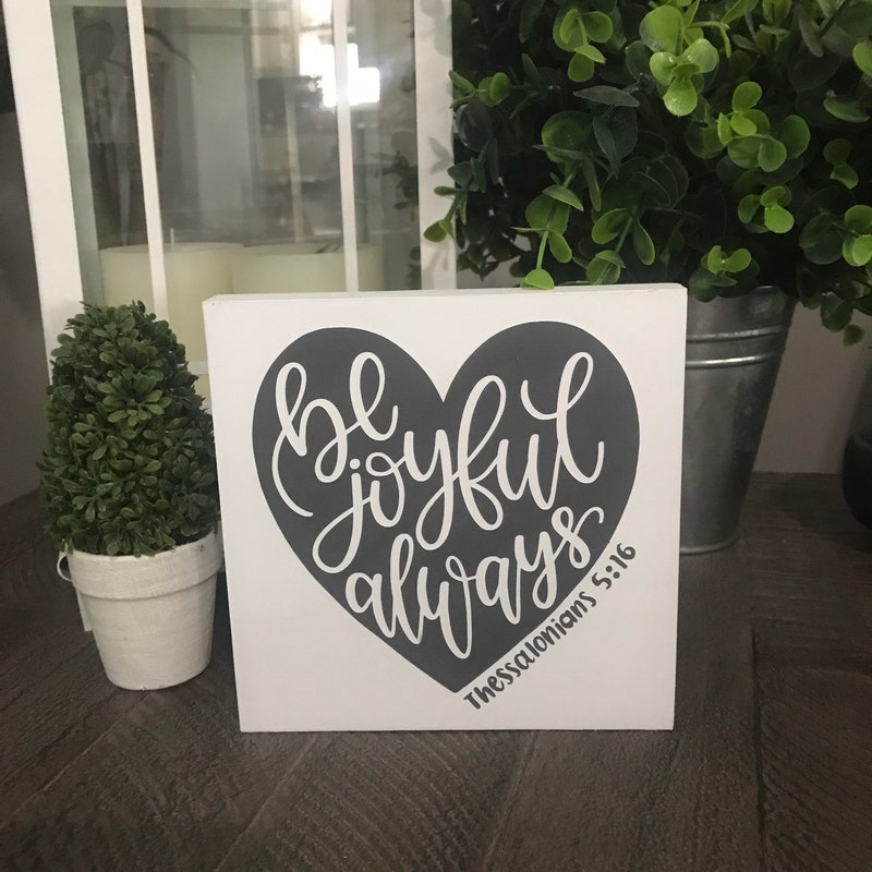 Be Joyful Always - Etsy
