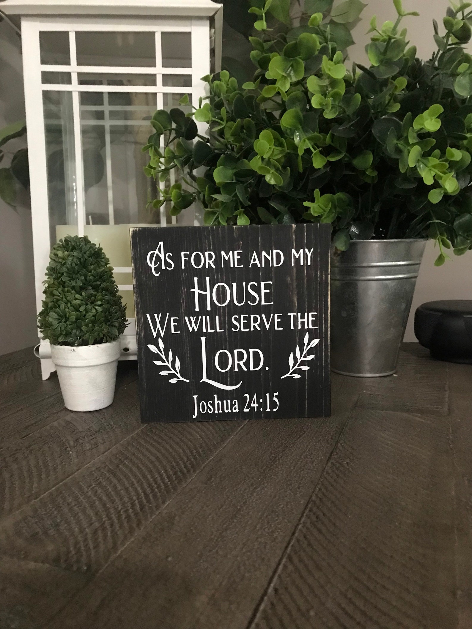 As for Me and My House We Will Serve the Lord Joshua 24:15 | Etsy