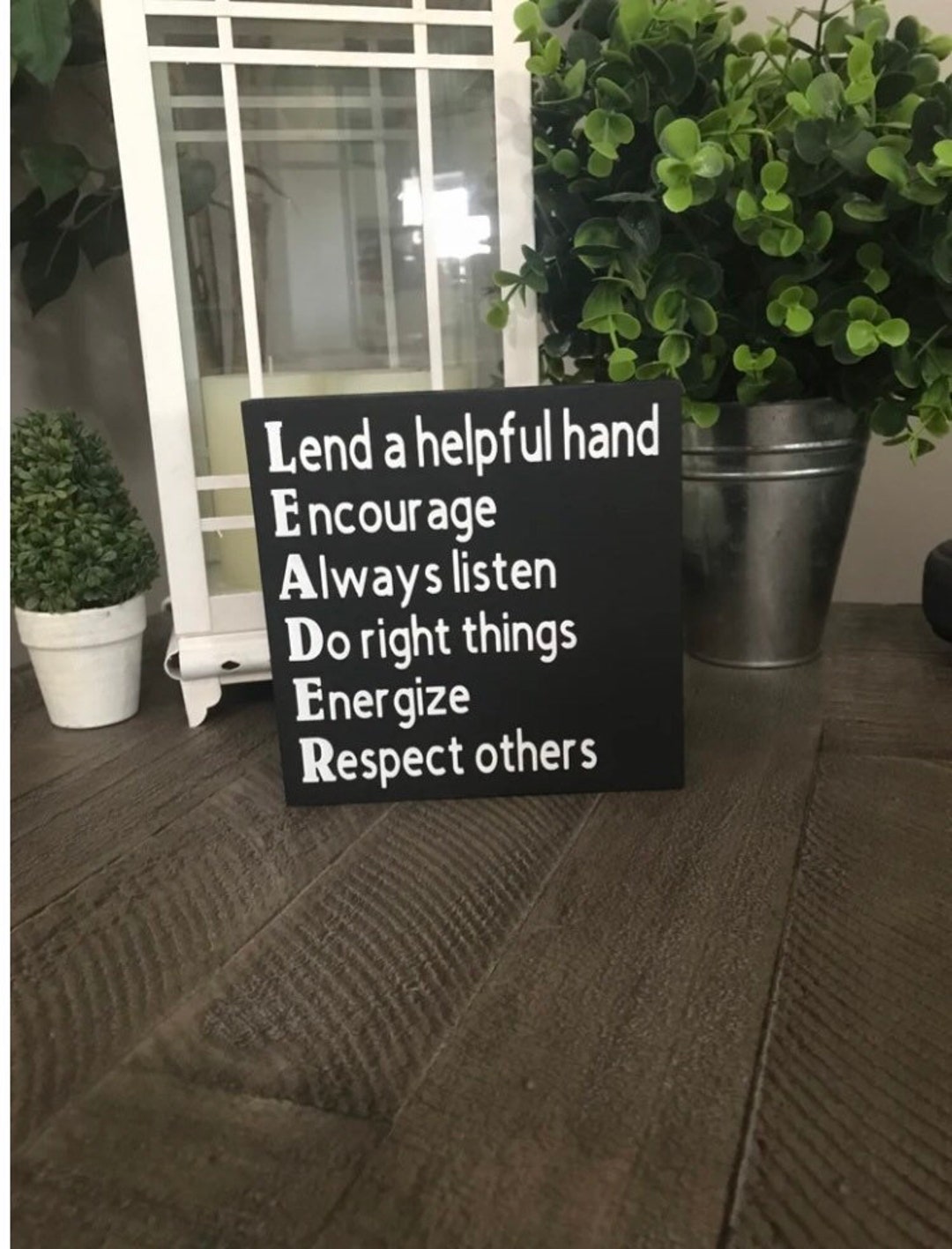 Leader Sign, Leadership Quote, Desk Sign, Motivational Sign, Coach Sign ...