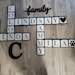 Large Scrabble Wood Tiles , 5.5 Wood Tiles Blocks, Tile Wall Art ...