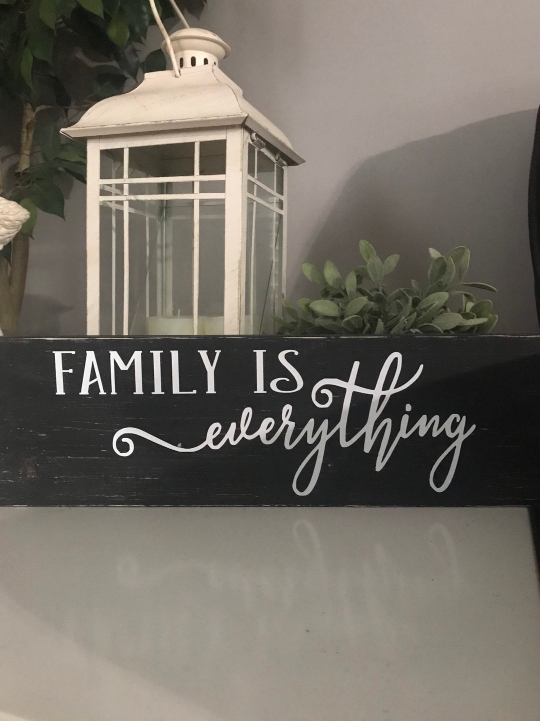 Family is Everything Sign, Wood Sign, Horizontal Sign, Family Sign, 5.5 ...