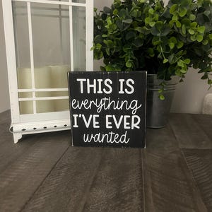 Small Home Signs, Wood, Mini Sign, Farmhouse Shelf Decor, Mantle Decor ...