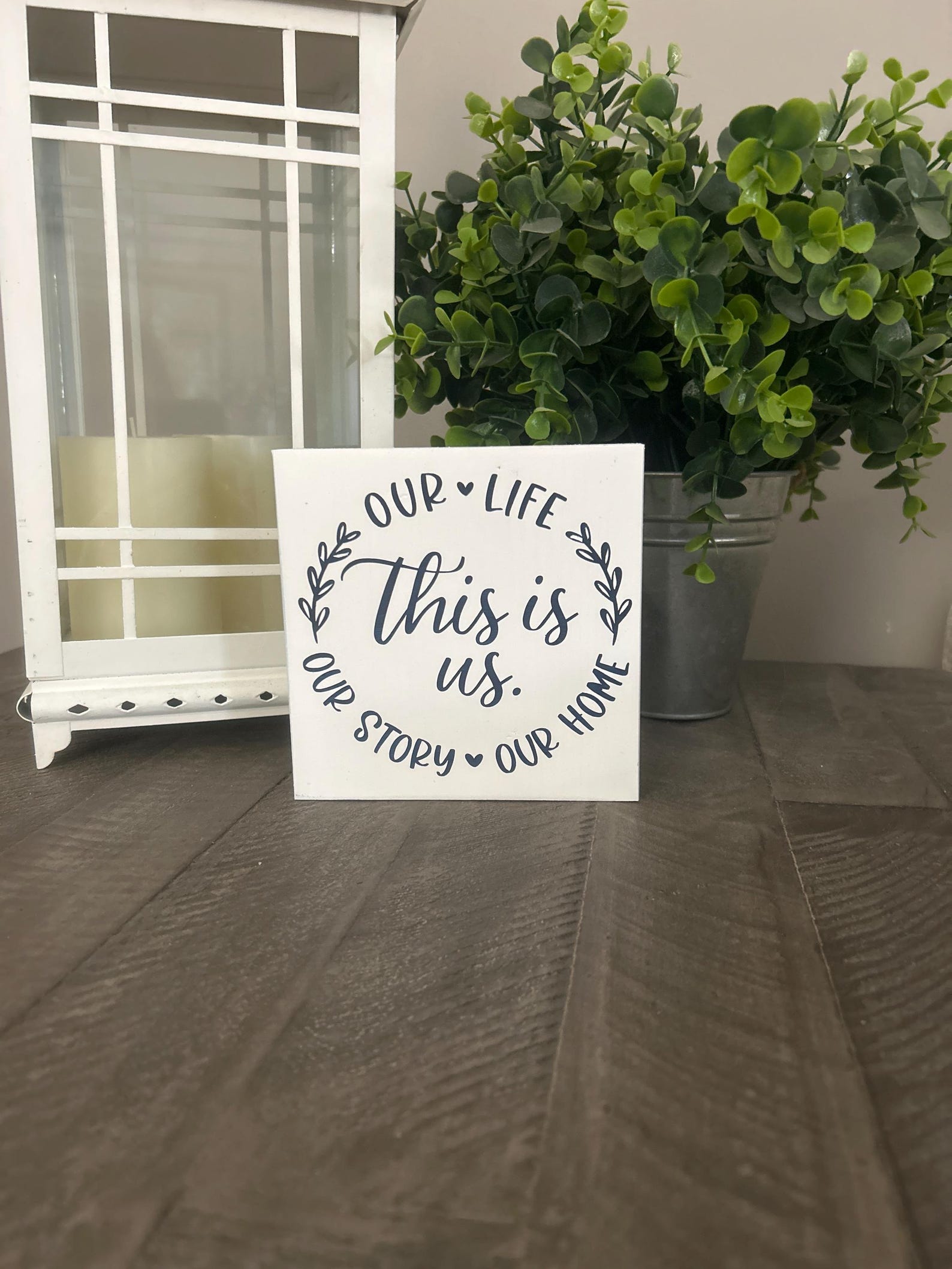 Small Home Signs, Wood, Mini Sign, Farmhouse Shelf Decor, Mantle Decor ...