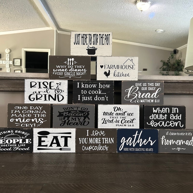 Kitchen Plaques - Etsy