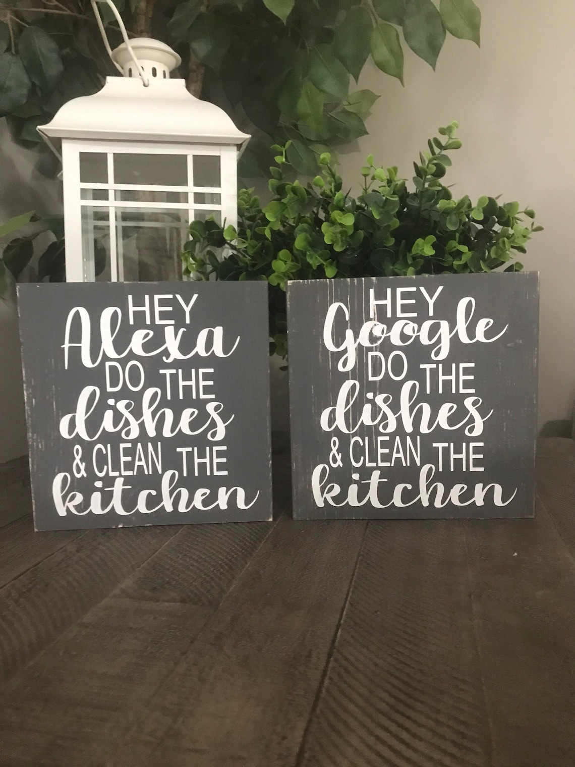 Alexa Do the Dishes and Clean Kitchen Google Do Dishes and - Etsy