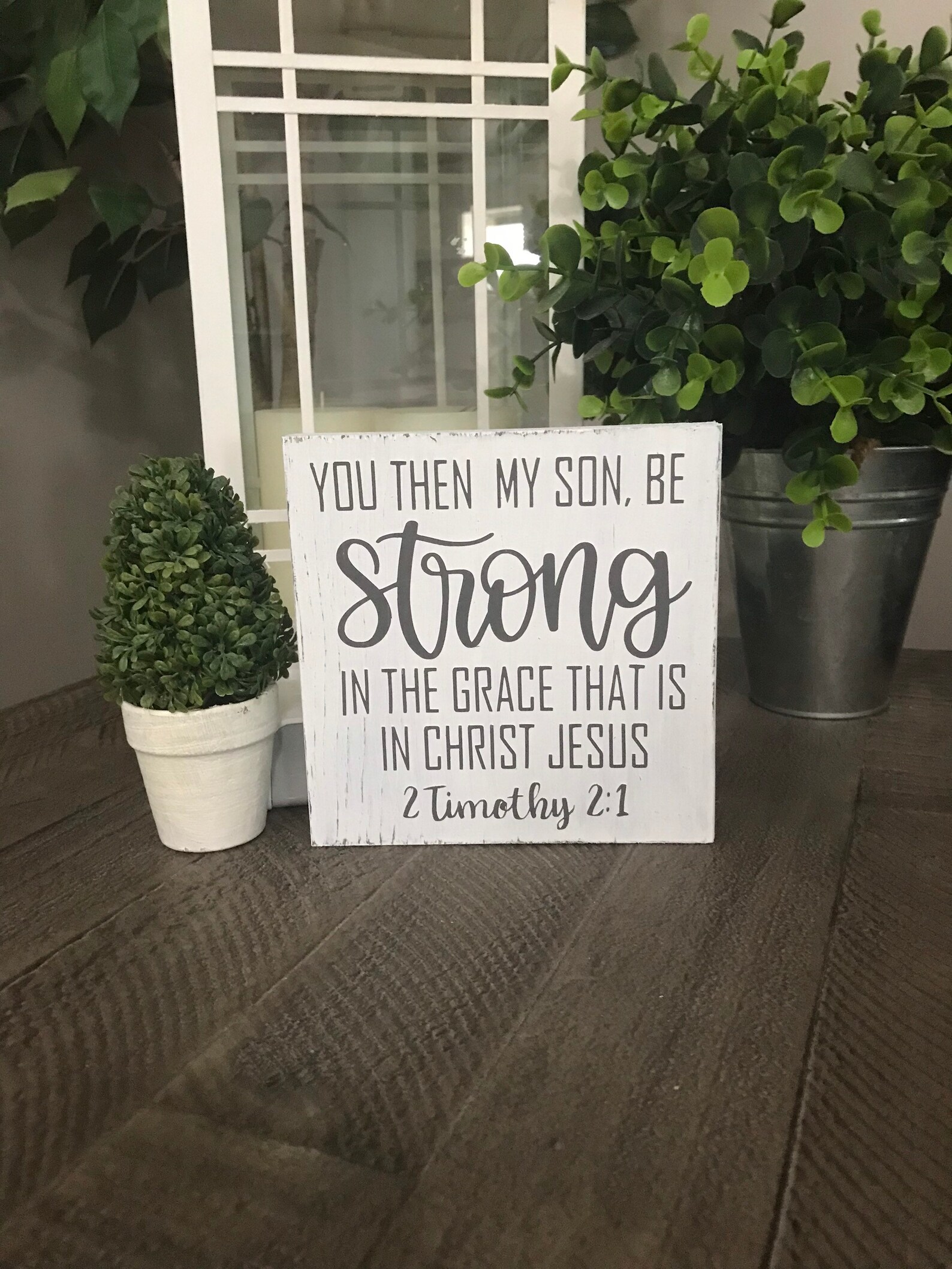 Mini Religious Signs, Scripture Sign, Bible Verse, Block Sign, Shelf ...