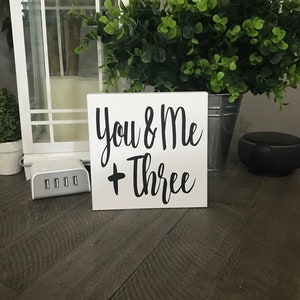 You and Me Plus Family Number Sign. Custom Number, Party of Sign ...