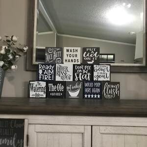 Splish Splash Bathroom Wood Sign Set, Kids Bath Decor - Etsy