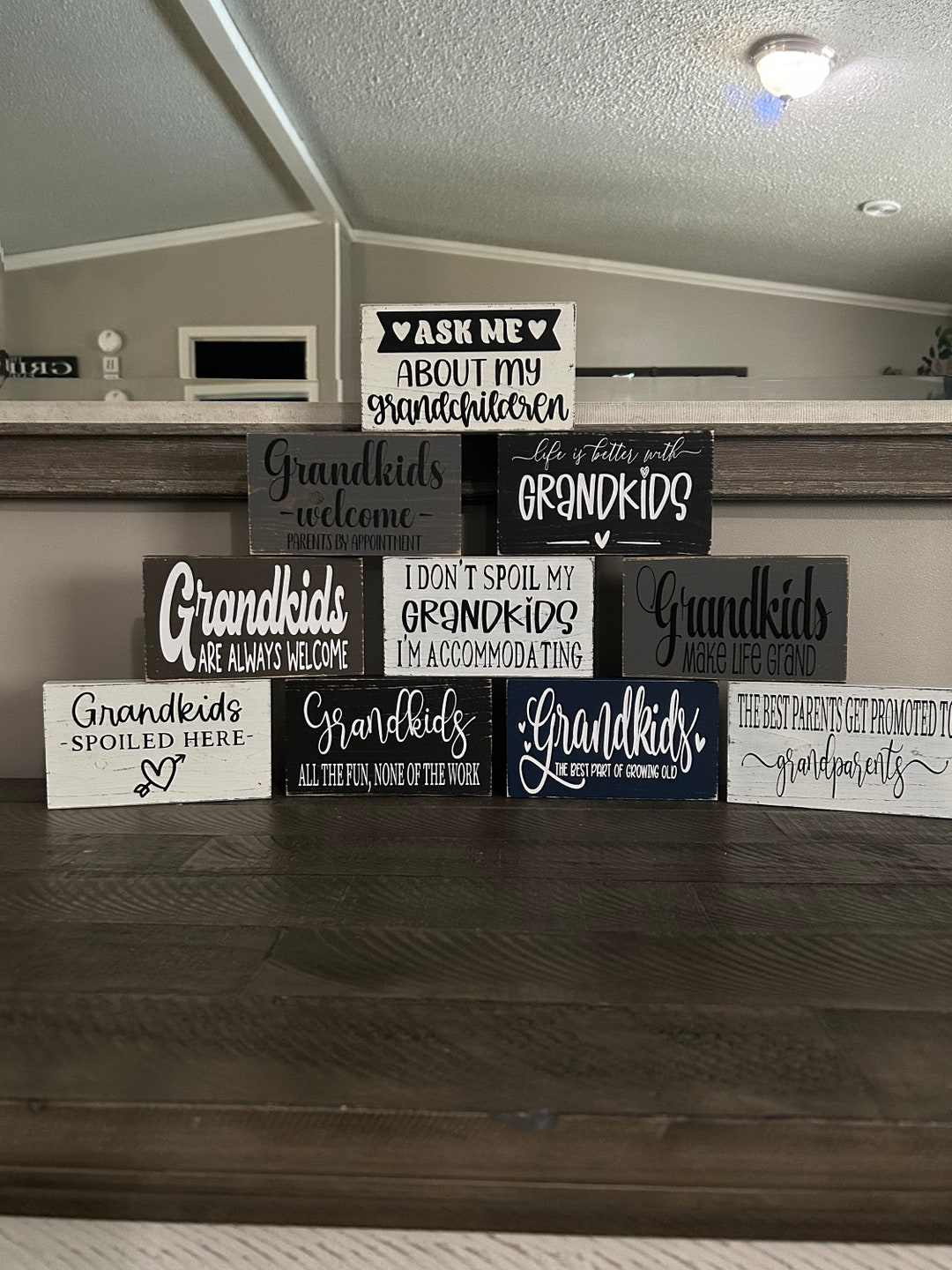 Grandparent Signs About Grandchildren, Grandkids Sign, Grandparents ...