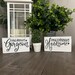 Good Morning Beautiful Good Morning Handsome Sign Set, Wood Block Sign ...