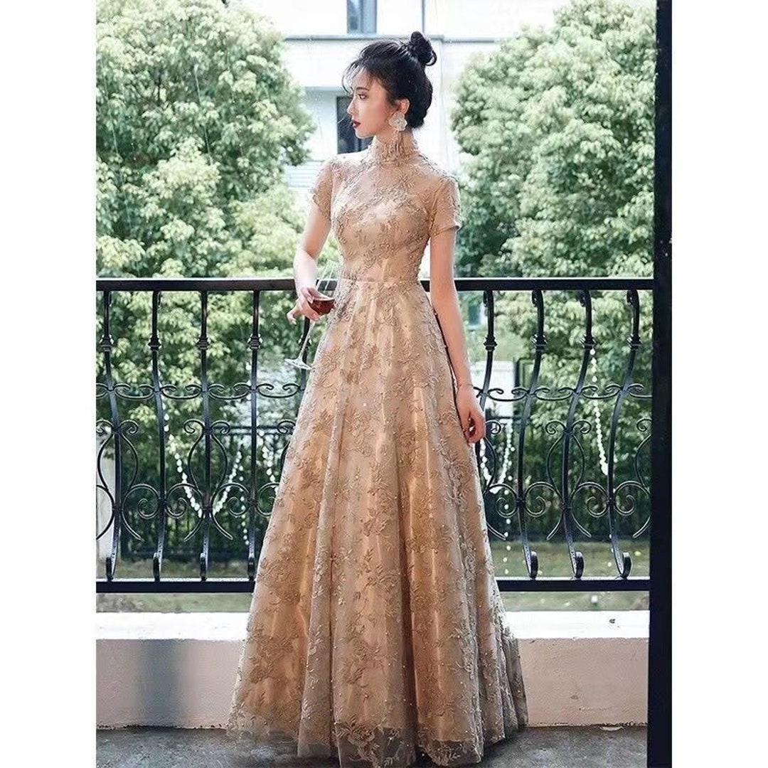 Long Evening Dress Cocktail Prom Ball Gowns Charleston Downton Abbey ...