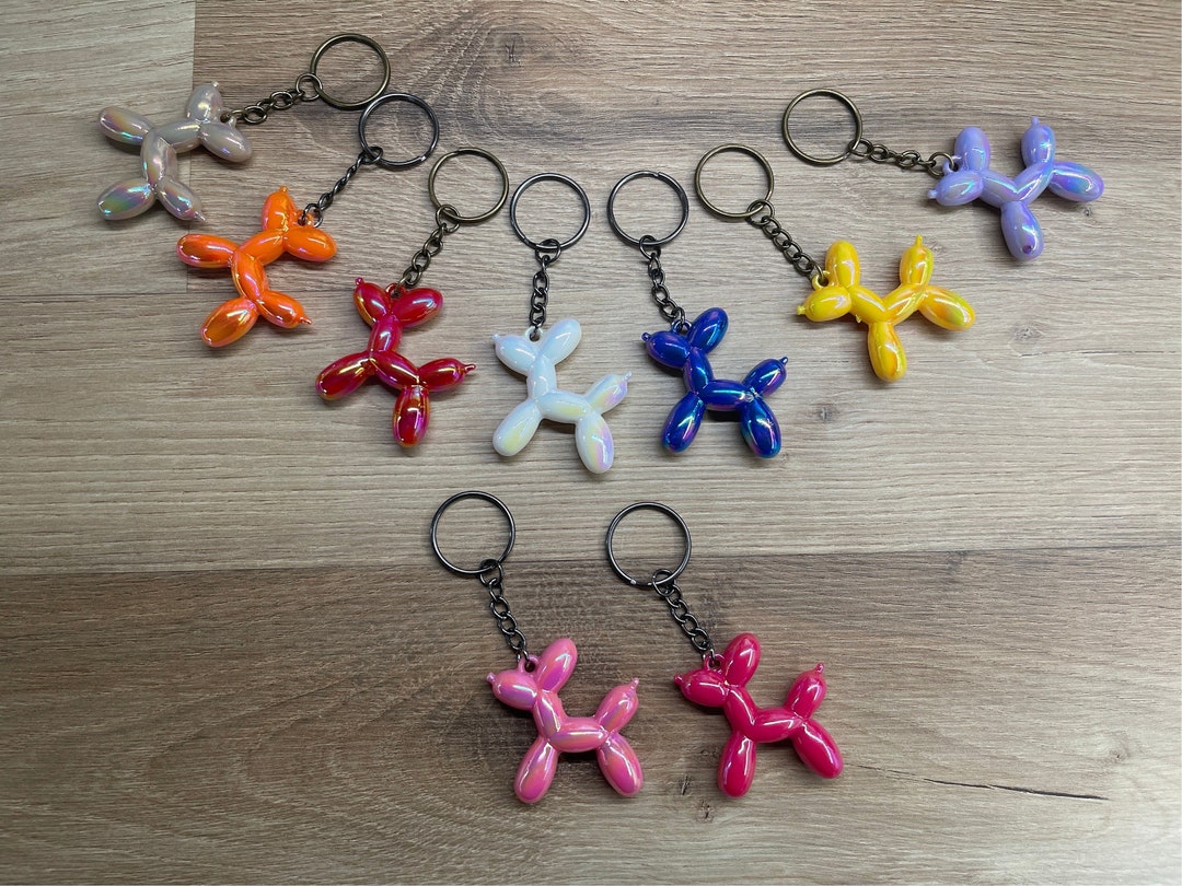 Balloon Dog, Keychain, Novelty, Cute, Kawaii, Gift, Unique Gift ...