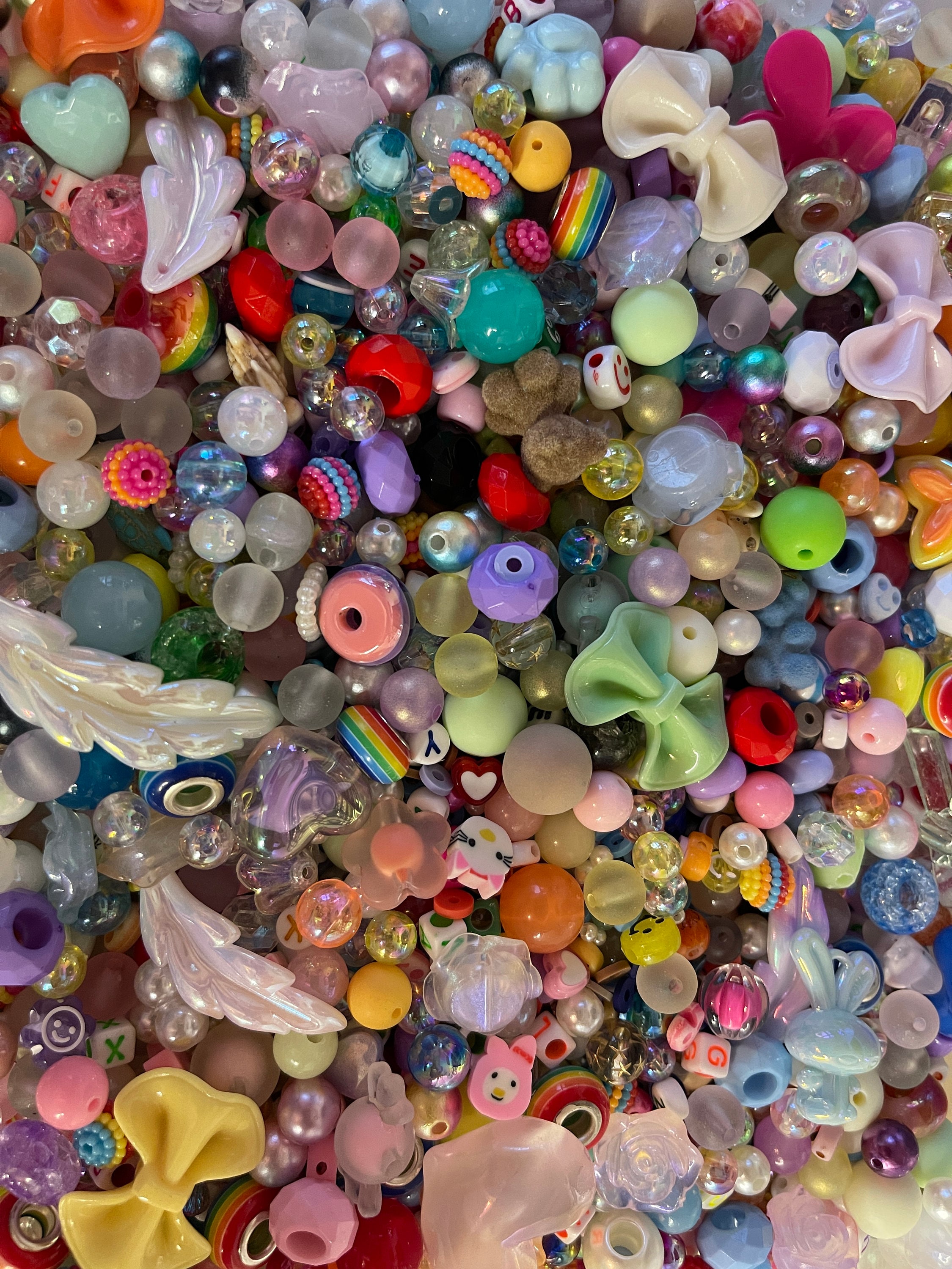 Bead Confetti, Preppy Beads, Fun, Seed Beads, Acrylic, Crafting, Lucky ...