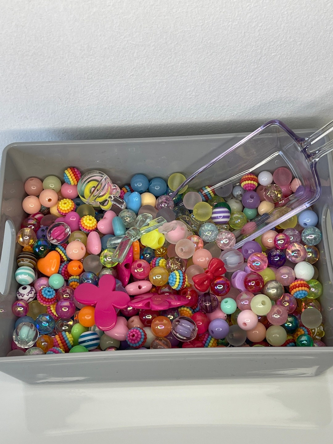 Bead Confetti Preppy Beads Fun Seed Beads Acrylic - Etsy