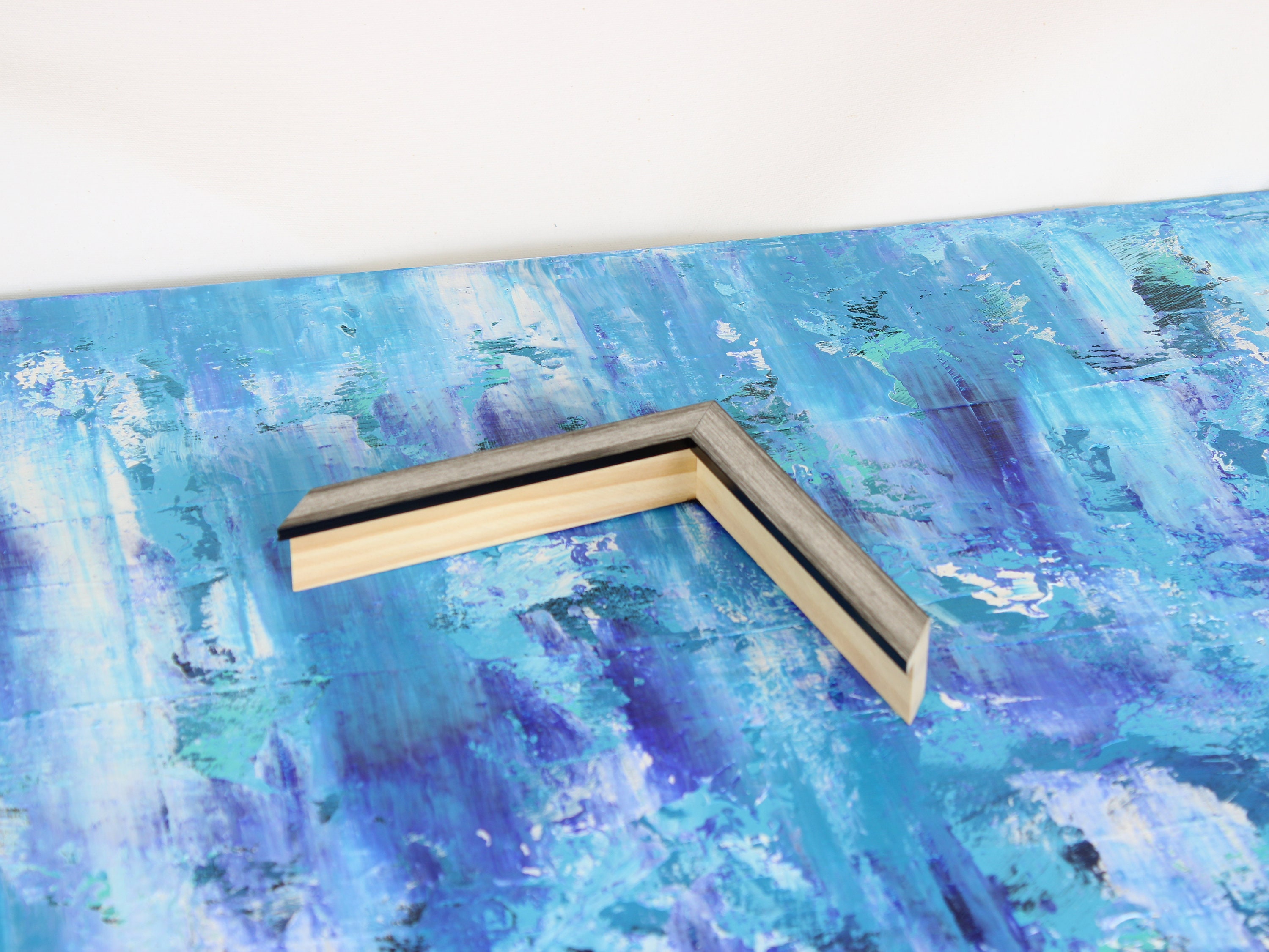 Silver Wood Frame for Paintings Photo Frames Silver Frame | Etsy