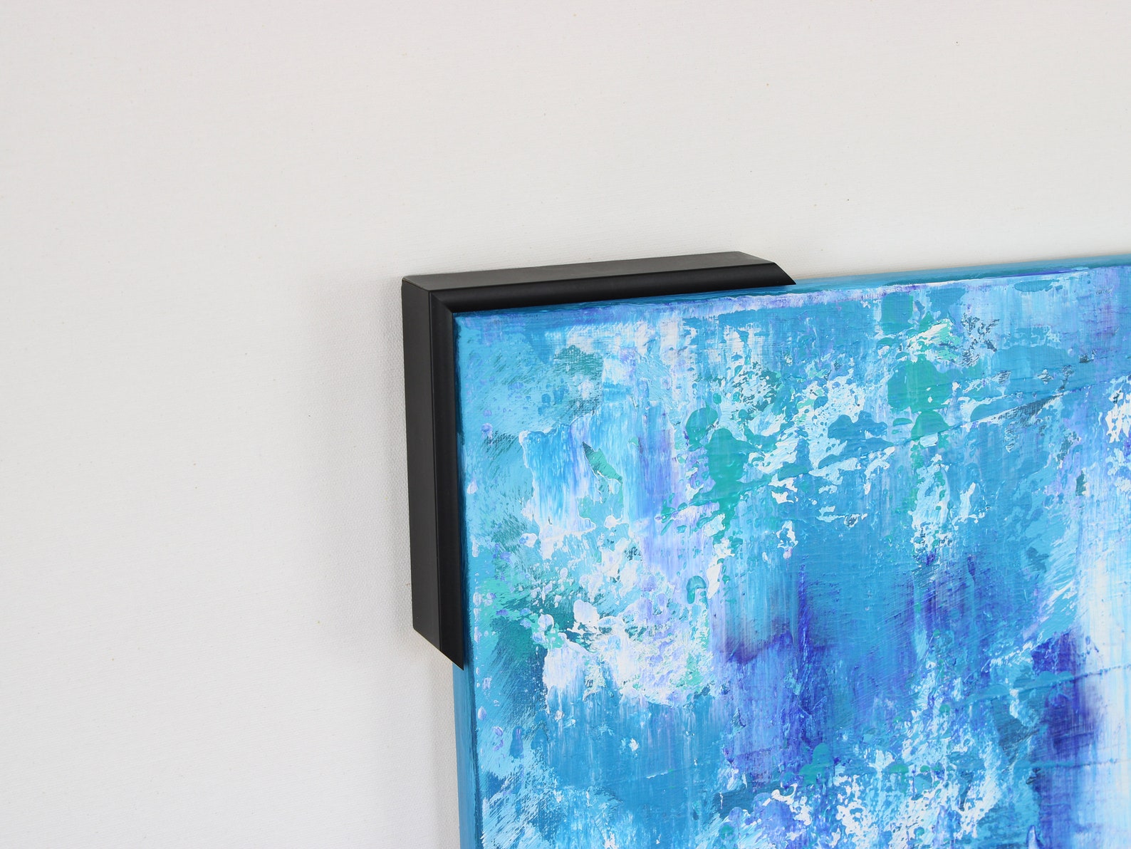 Black Floating Frame for Paintings Photo Frames Black Frame - Etsy