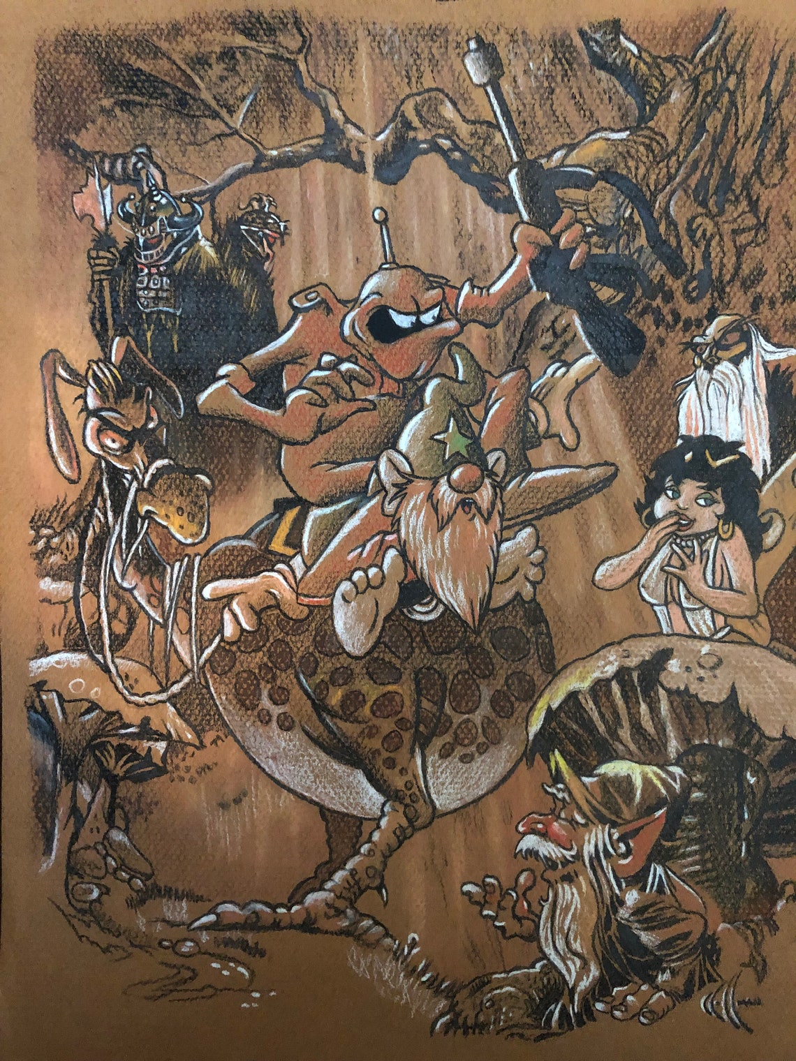 Wizards ORIGINAL Artwork | Etsy