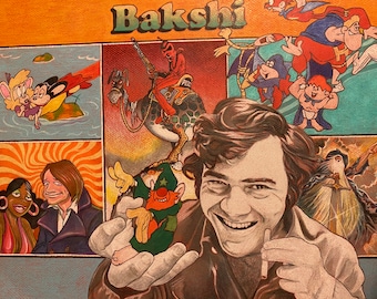 WEEHAWK, Original Cel of the Beserker Elf in Famed Director Ralph Baksi ...