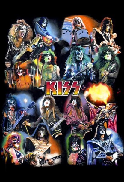 Founding Members of KISS Collages - Etsy Canada