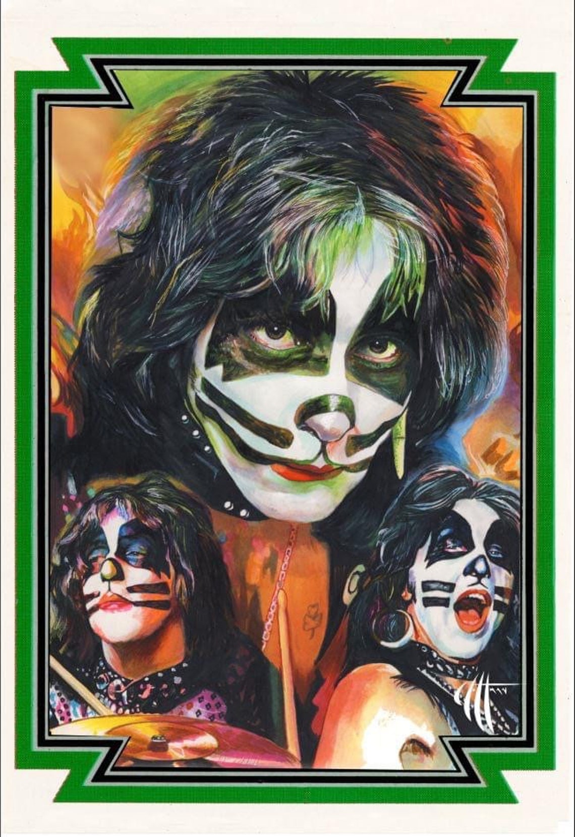 KISS Prints With Colored Border - Etsy