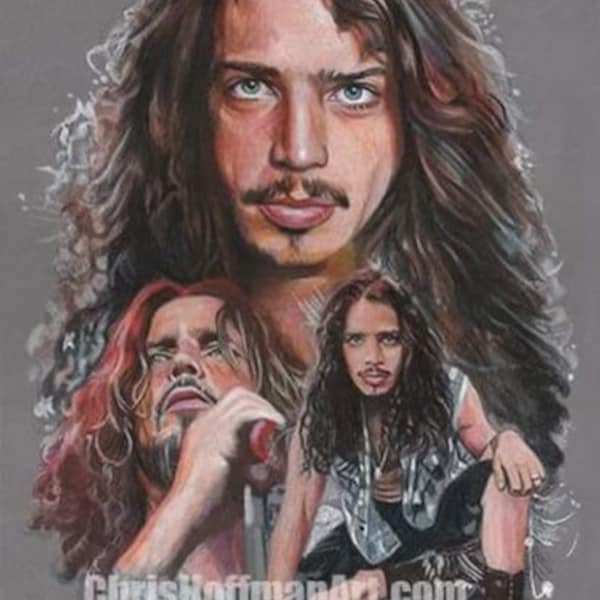 Drawing Chris Cornell - Etsy