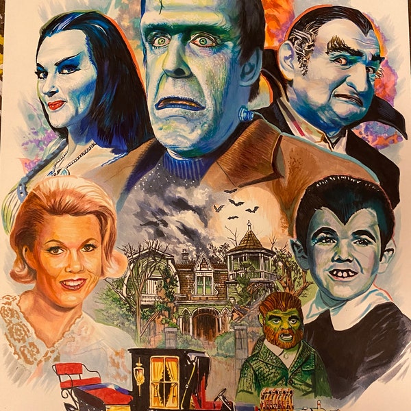 The Munsters Poster - Etsy