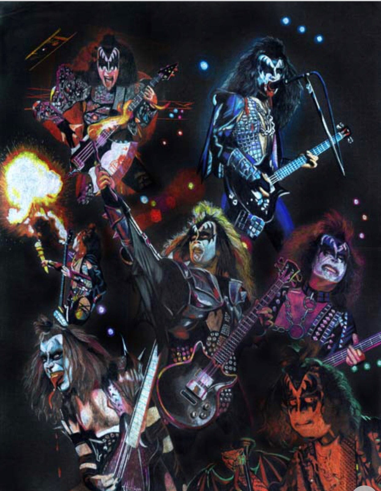 Founding Members of KISS Collages - Etsy Canada