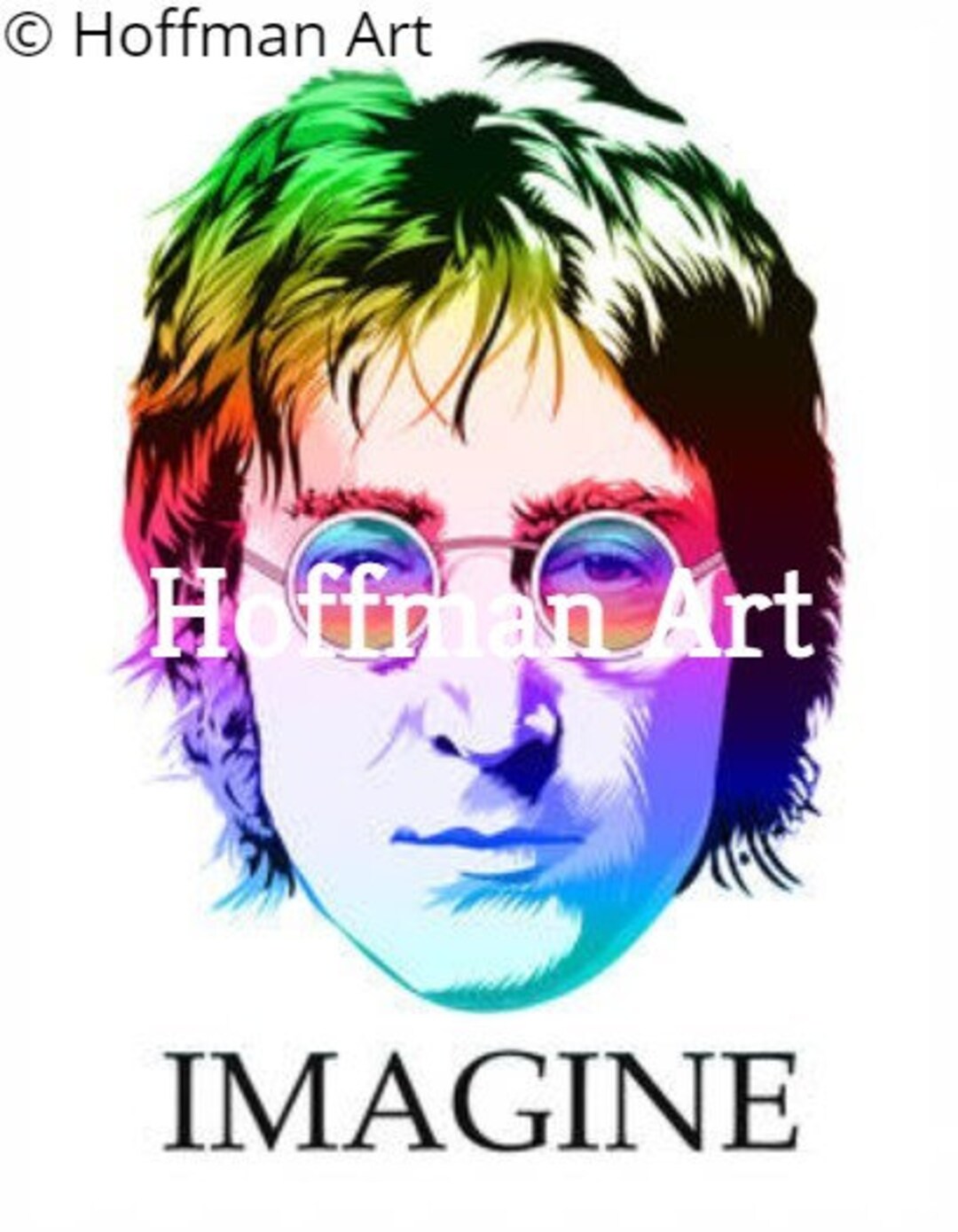John Lennon Vector Two - Etsy