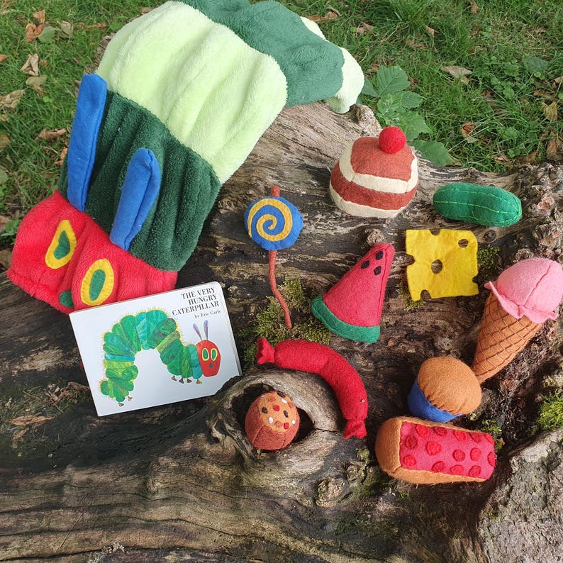 Hungry Caterpillar Bag and Food Sewing Pattern and Instructions - Etsy