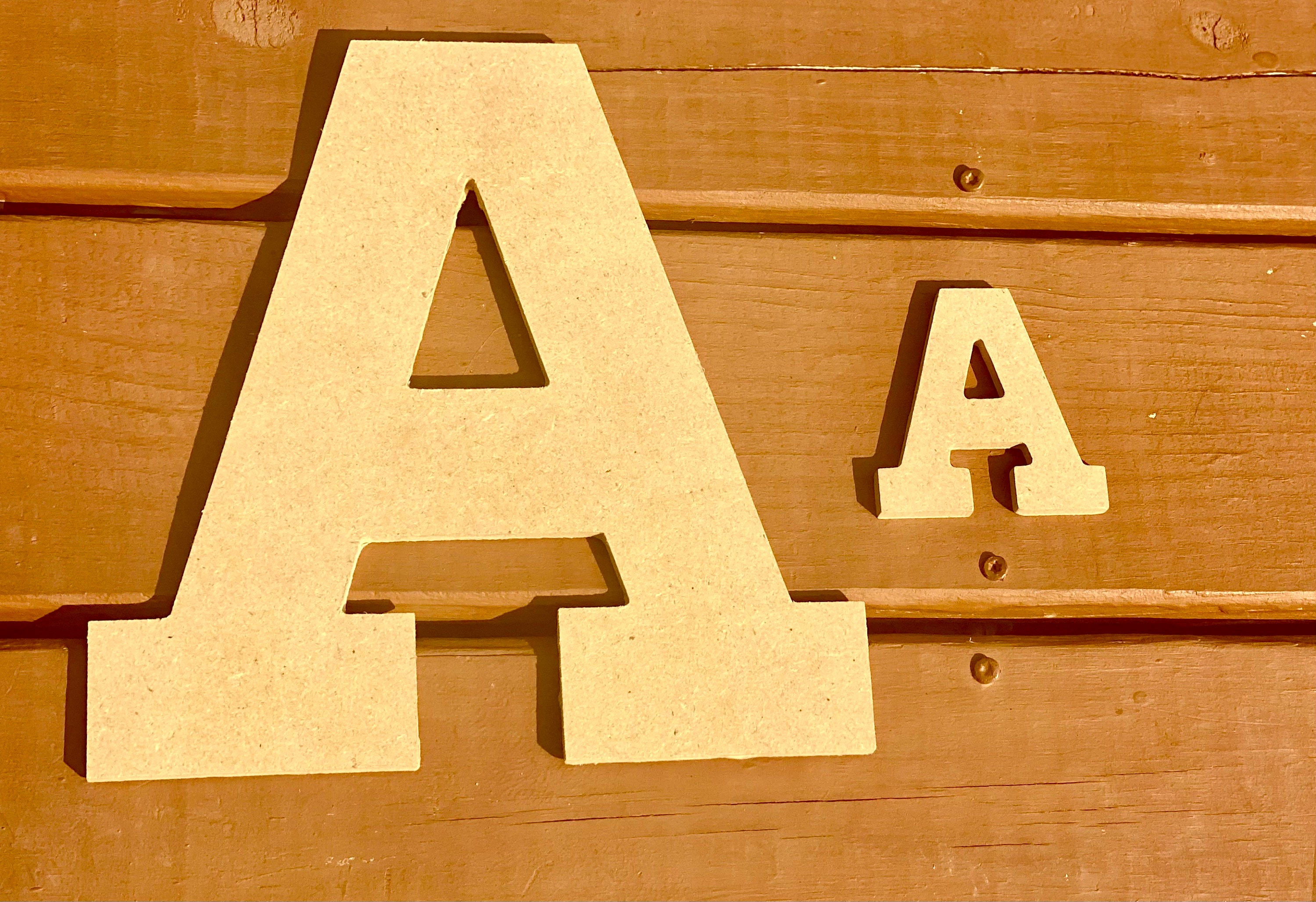 Wooden MDF Letters Unpainted and Unfinished Font Homestead | Etsy