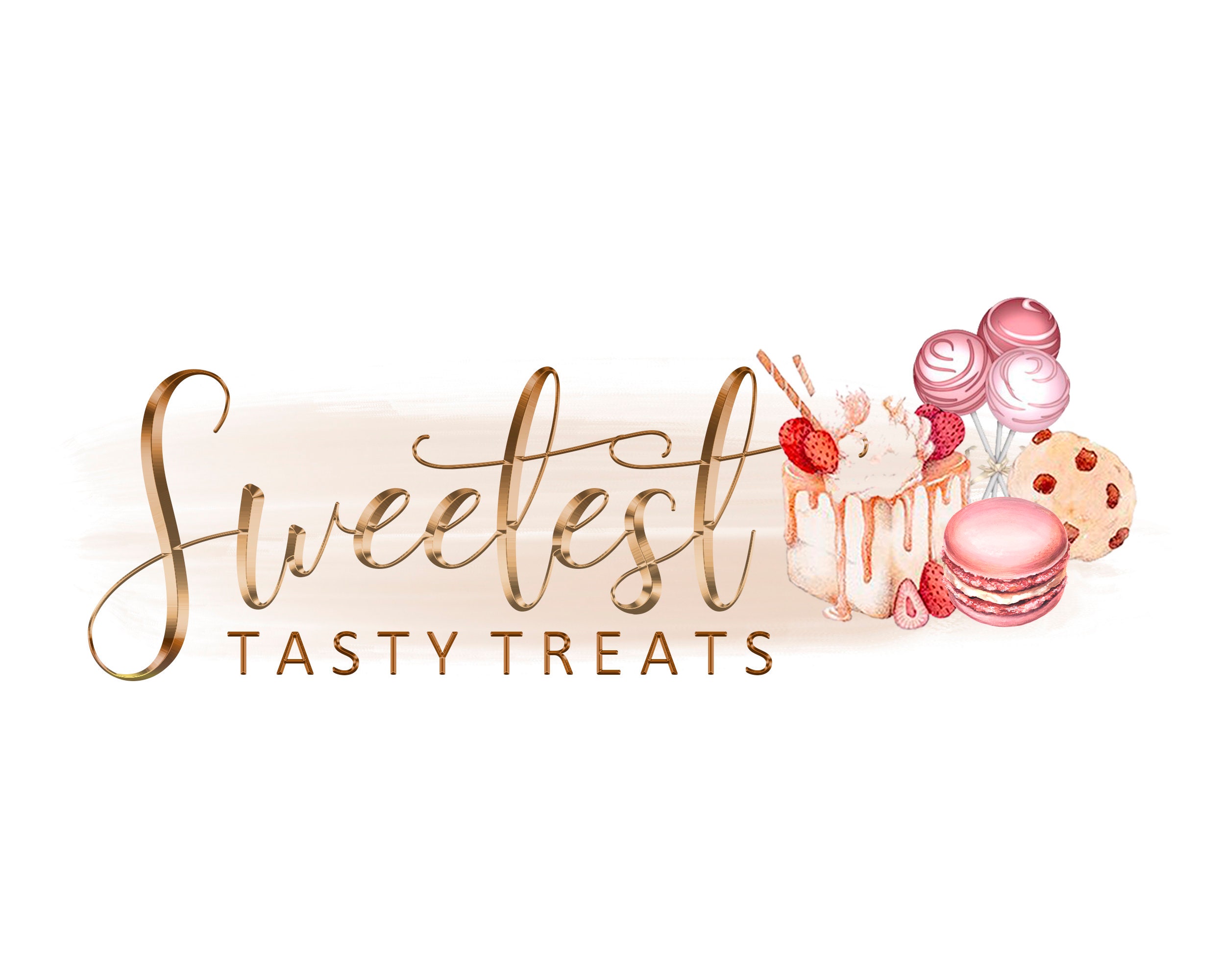 Conception de logo de sweet treats Logo de gâteries maison | Etsy