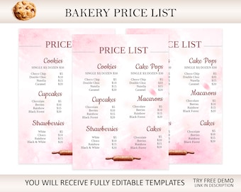 Treats Price List | Etsy