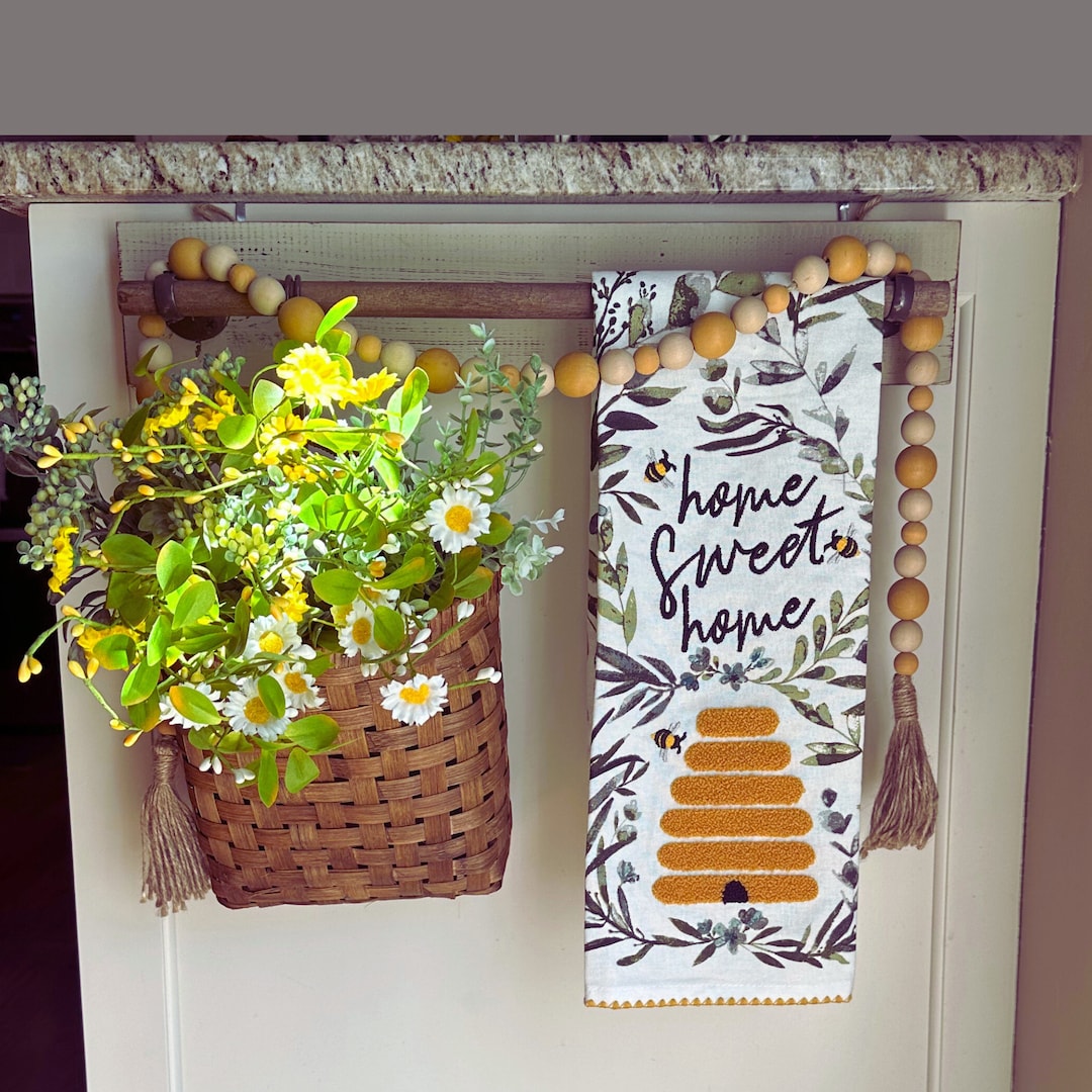 Decorative Towel Bar- Towel Rack | for Kitchen or Bathroom | Rack for ...