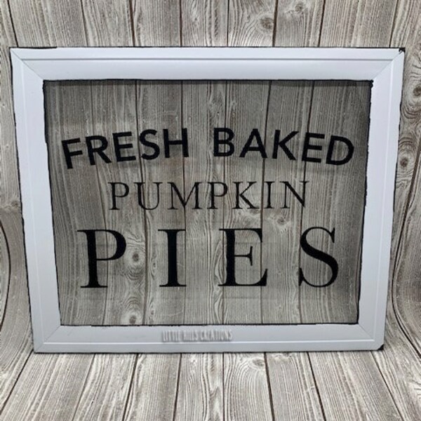 Fresh Baked Pies Sign - Etsy