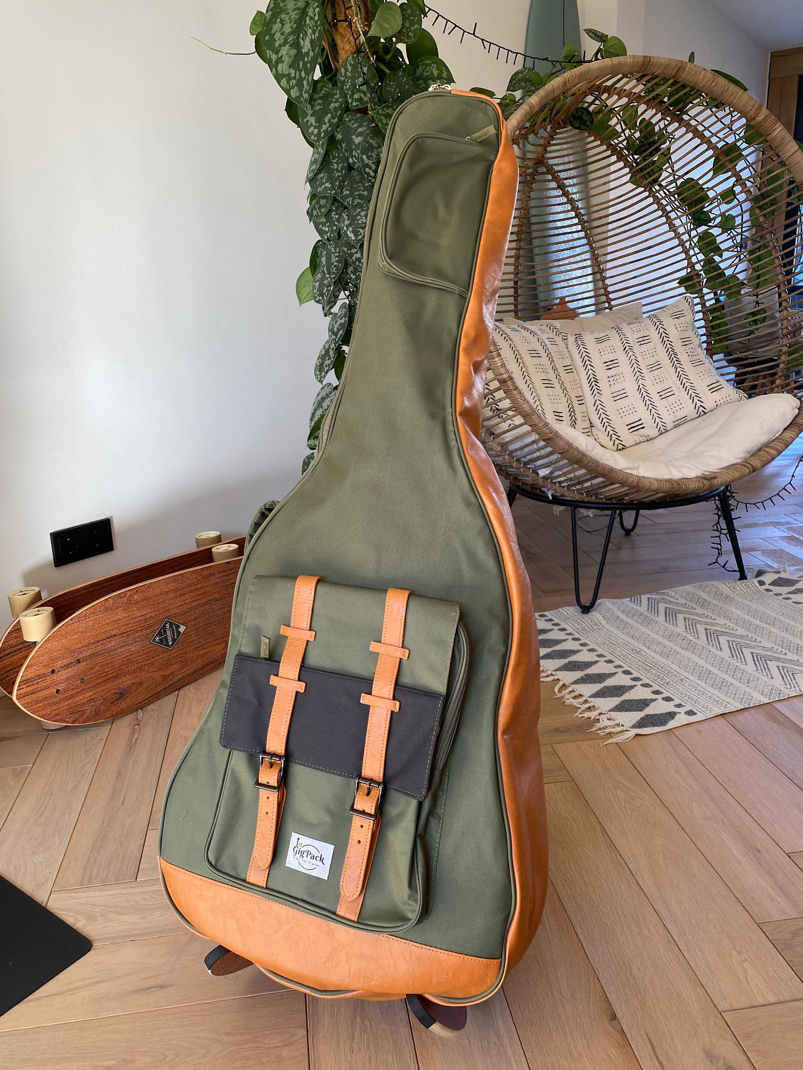 Guitarbag Green Limited Edition | Gigpack - Etsy