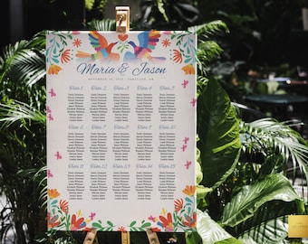 Mexican Theme Seating Chart - Etsy