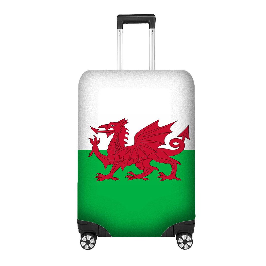 Wales Flag Luggage Cover Durable Suitcase Protector Wrap – Travel ...