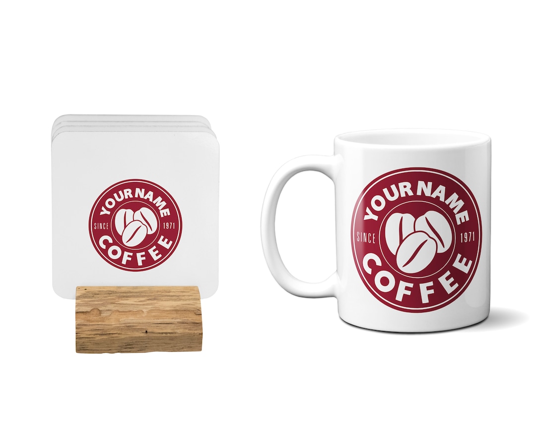 Personalise Your Name Costa Coffee Retro Tea Mug Gift Present 11oz ...