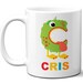 Kids Children Little Monster Theme Monogramname Initial Letter Coffee ...
