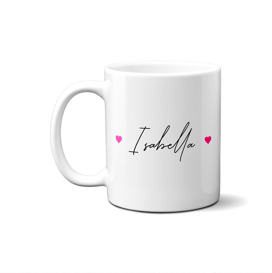 Personalised Your Name Signature Font Autograph Office Pen Coffee Mug ...