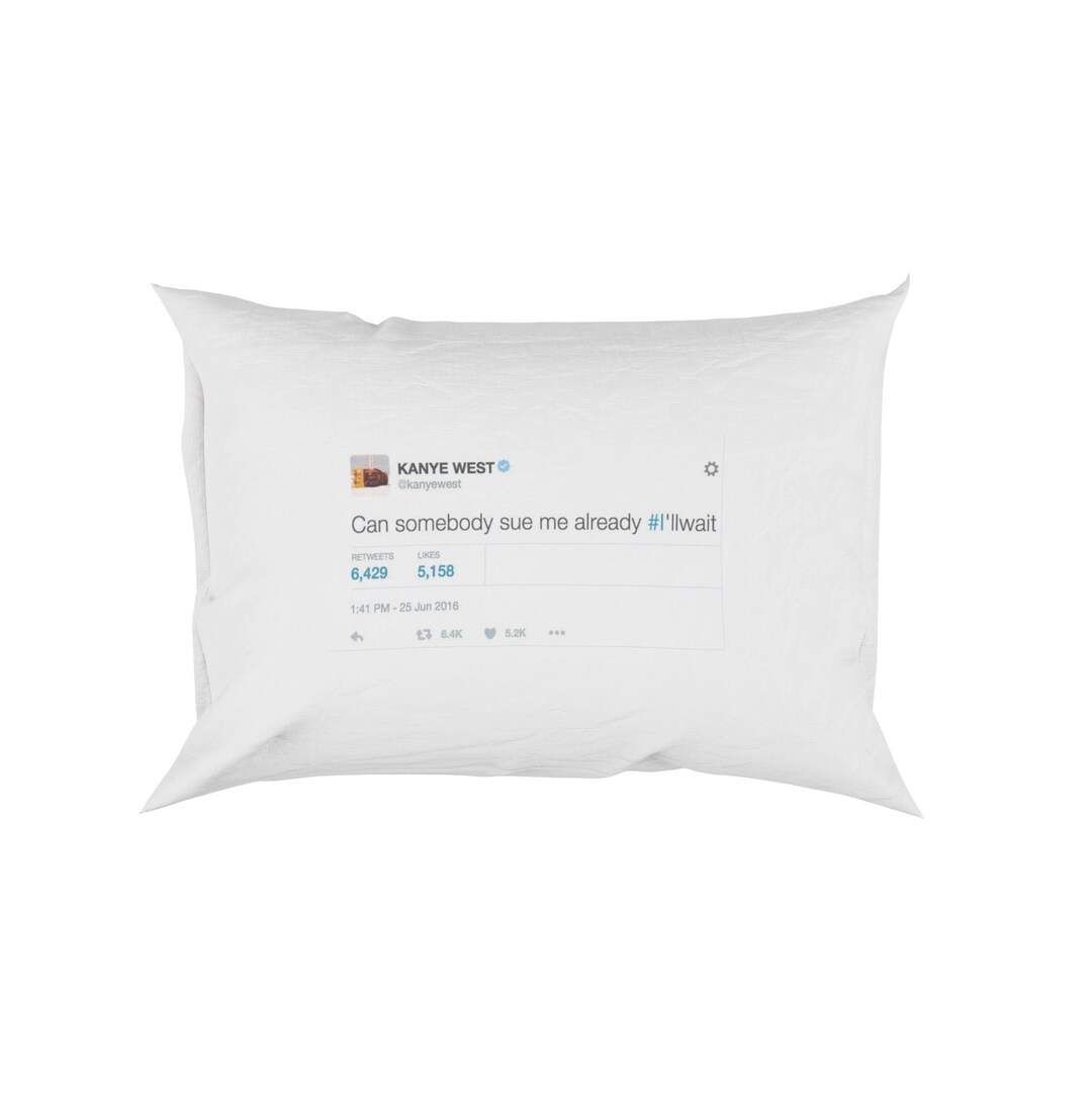 Celebrity Tweets Saying Novelty Funny Soft Pillowcase Pillow Case Cover ...