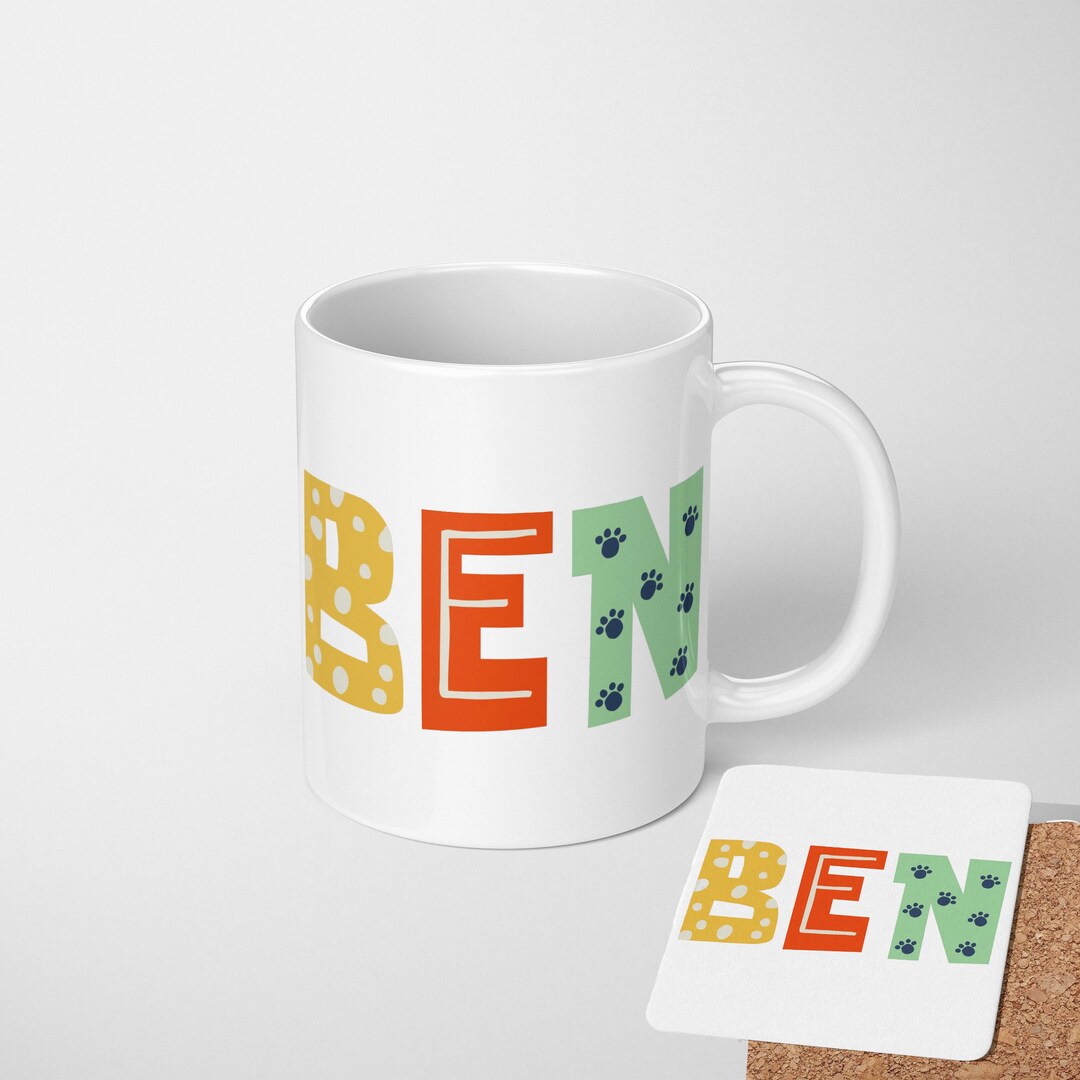 Personalised Name Alphabet Onyx Font Text Novelty Printed Kids His Hers ...