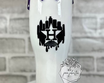 Houston Purple Tumbler - Etsy