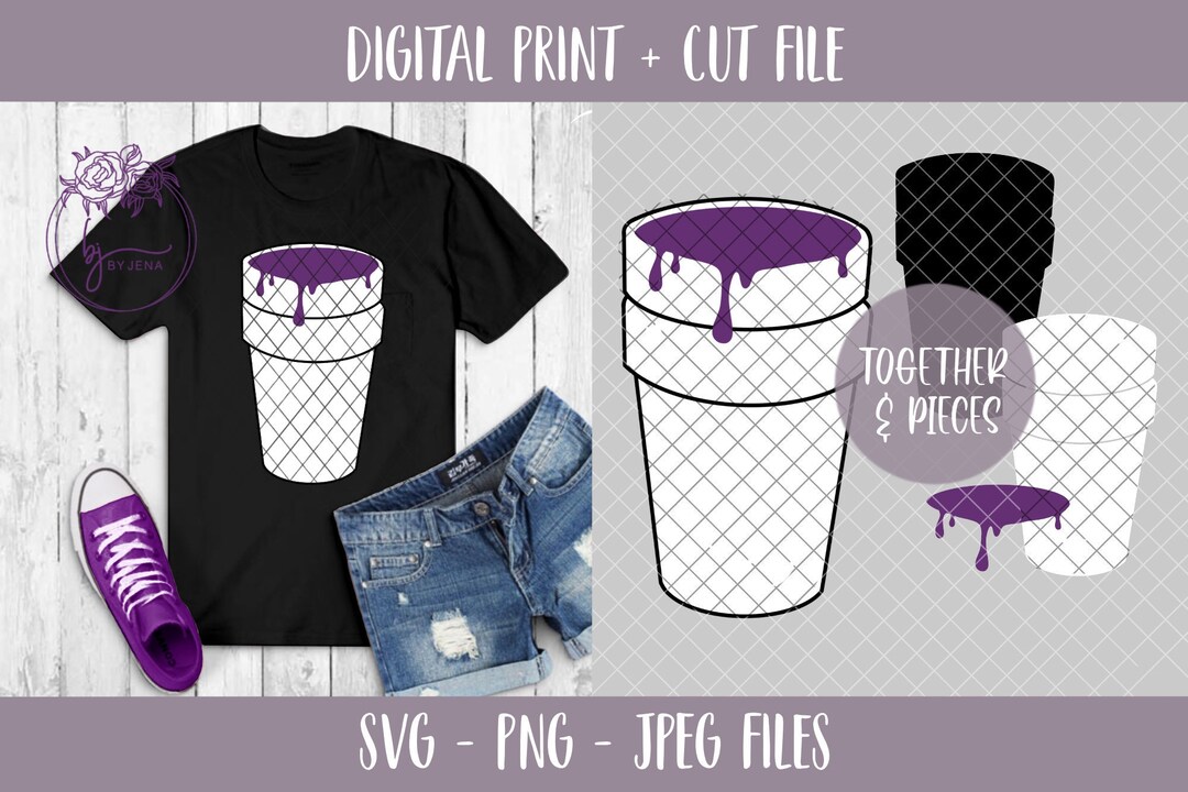 Houston Double Cup Lean. Dirty Sprite. Syrup. Purp. Drank. SVG. PNG ...