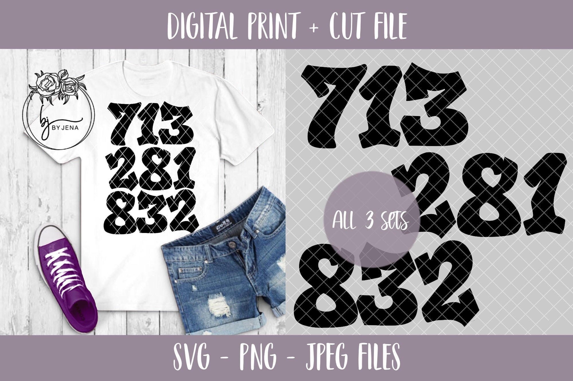 Houston Area Codes. 281. 713. 832. SVG. PNG. Screwston. Htown. - Etsy