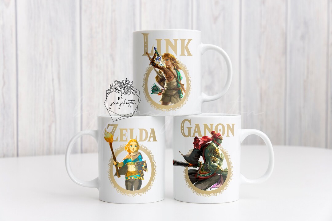 15oz Zelda. TOTK. Link. Zelda. Ganon. Ceramic Mug Cup. - Etsy