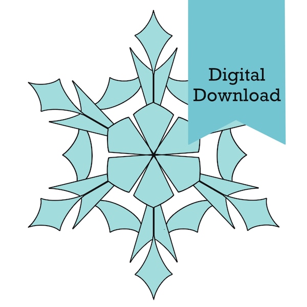 Stained Glass Snowflakes - Etsy