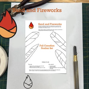 Stained Glass Canadian Bird Feather Pattern Bundle, Cardinal, Robin ...